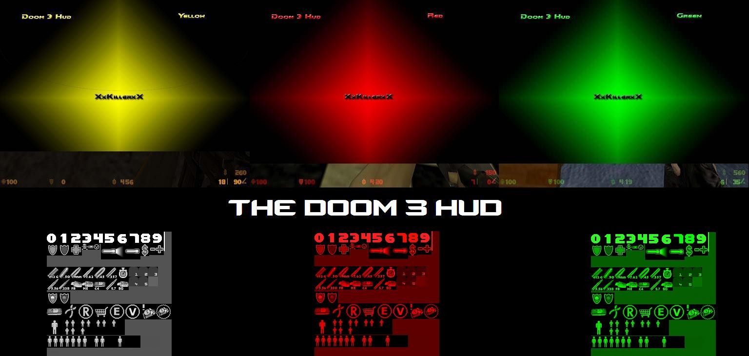 Doom 3 HUD [Counter-Strike 1.6] [Mods]