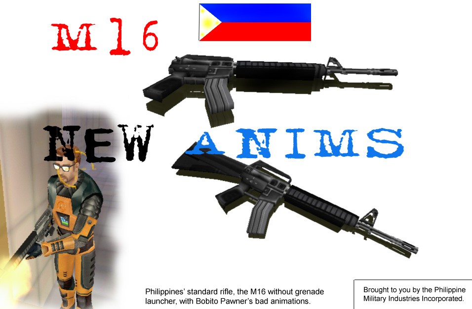 Standard Philippine M16 Mod for Half-Life | HL Mods