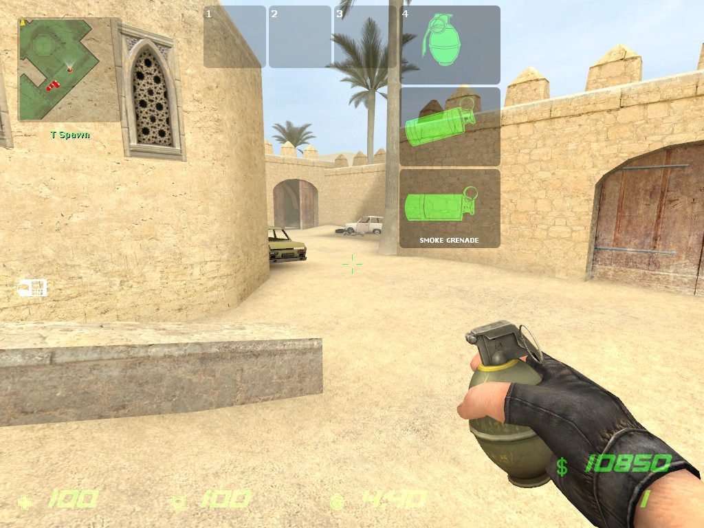 Green hud [Counter-Strike: Source] [Mods]