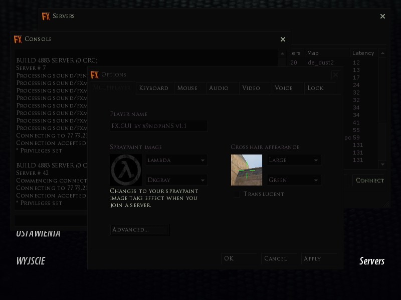 FX GUI v1.1ENG Mod for Counter-Strike 1.6 | CS1.6 Mods
