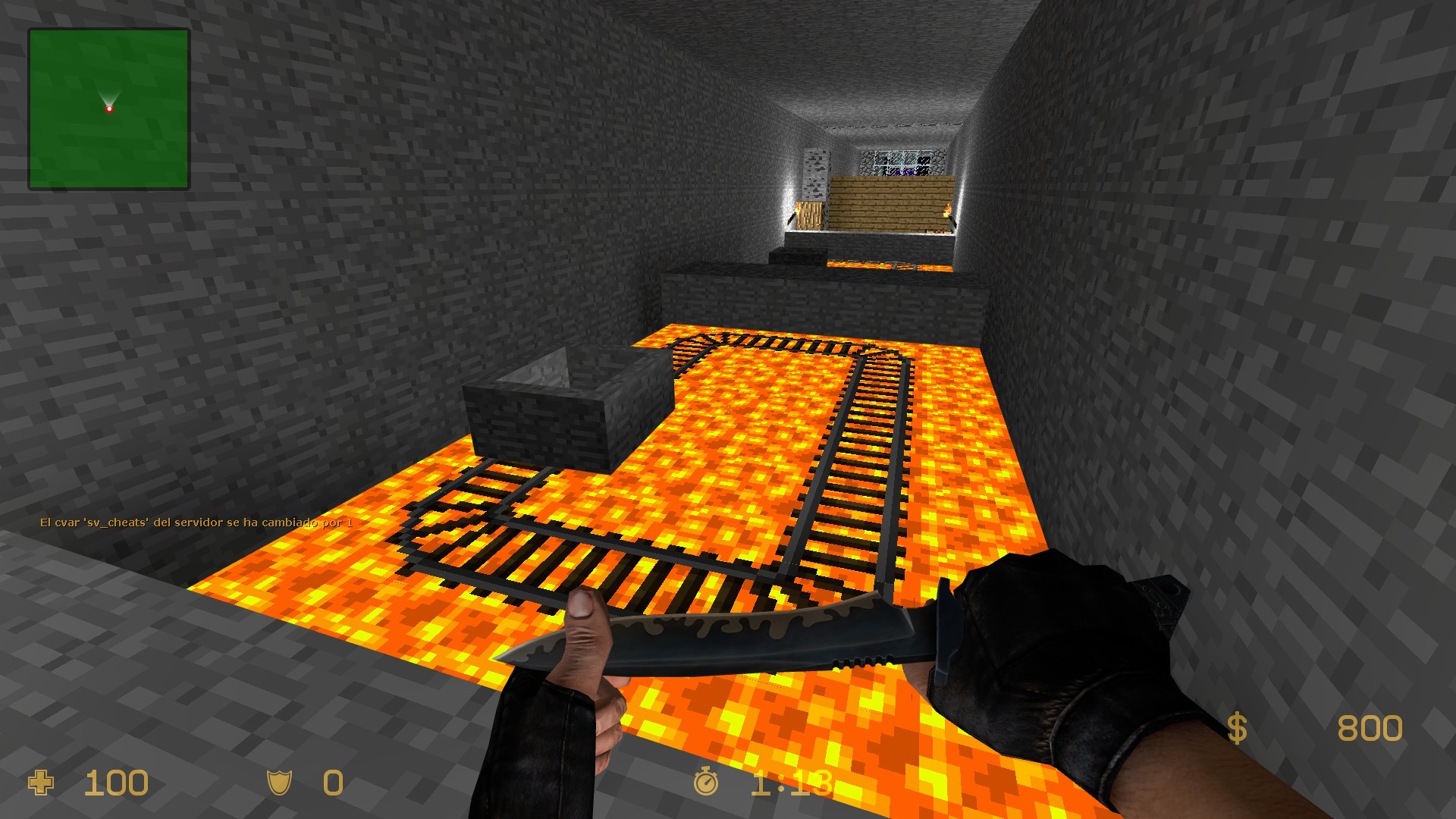 Deathrun_Minecraft_Cave_V2 [Counter-Strike: Source] [Mods]