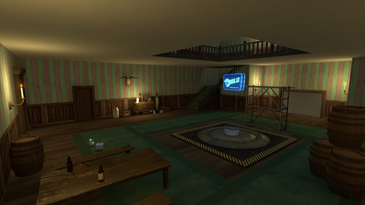 Twisted Courtyard (night) Mod for Team Fortress 2 | TF2 Mods