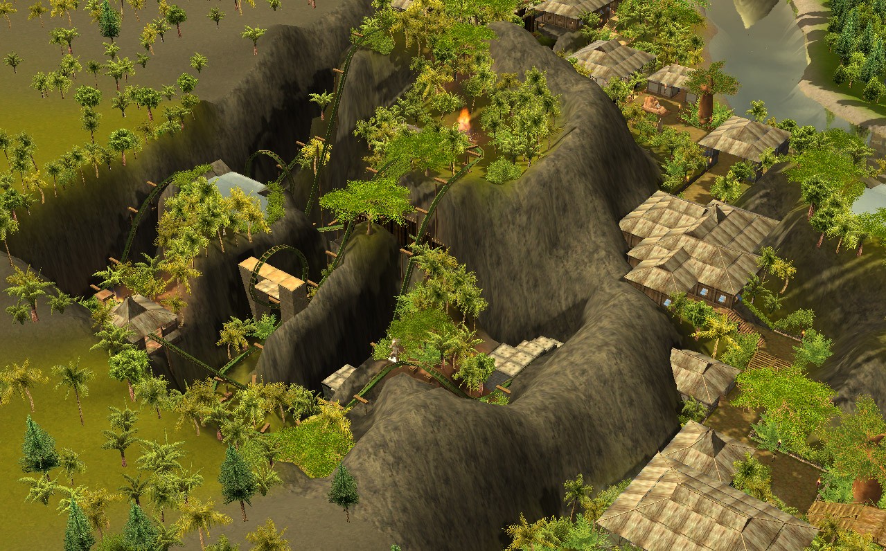 Crystal River Park Mod for RollerCoaster Tycoon 3 | RCT3 Mods