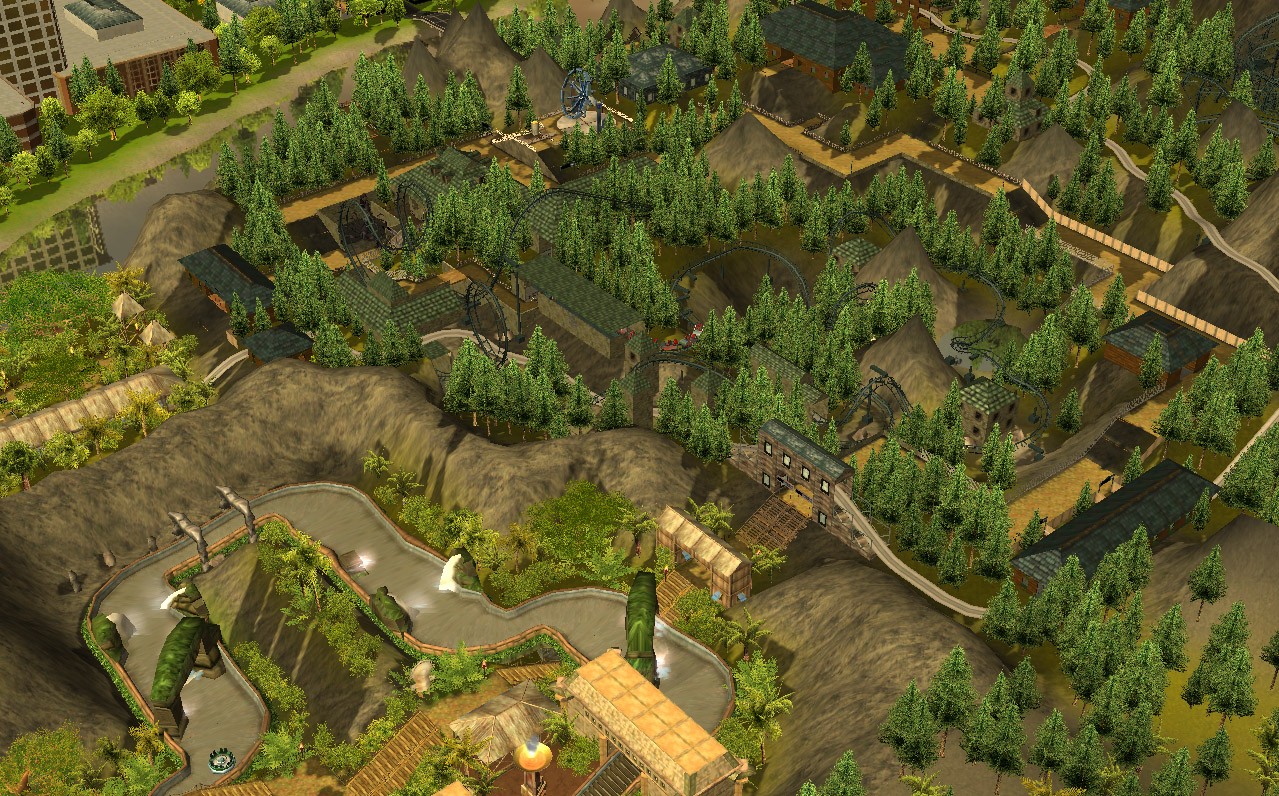 Crystal River Park Mod for RollerCoaster Tycoon 3 | RCT3 Mods