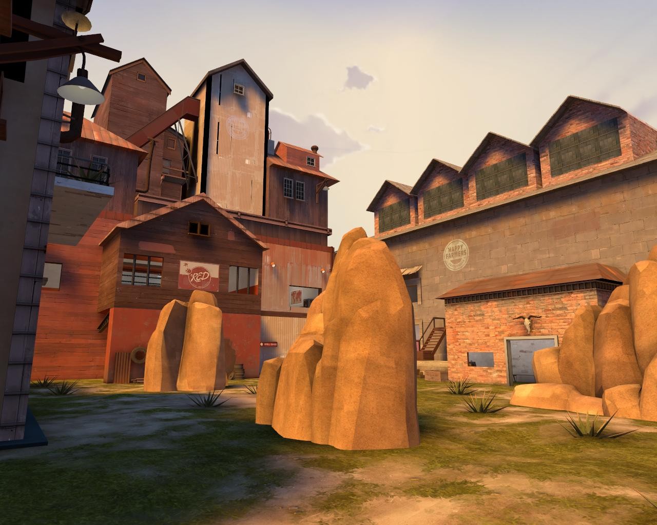 ctf Sunset Town [Team Fortress 2] [Mods]