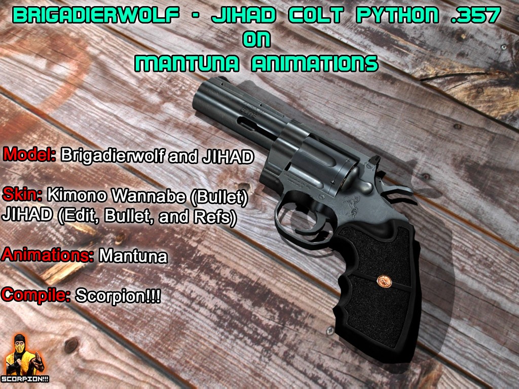 Colt Python .357 Mod for Half-Life 2 | HL2 Mods