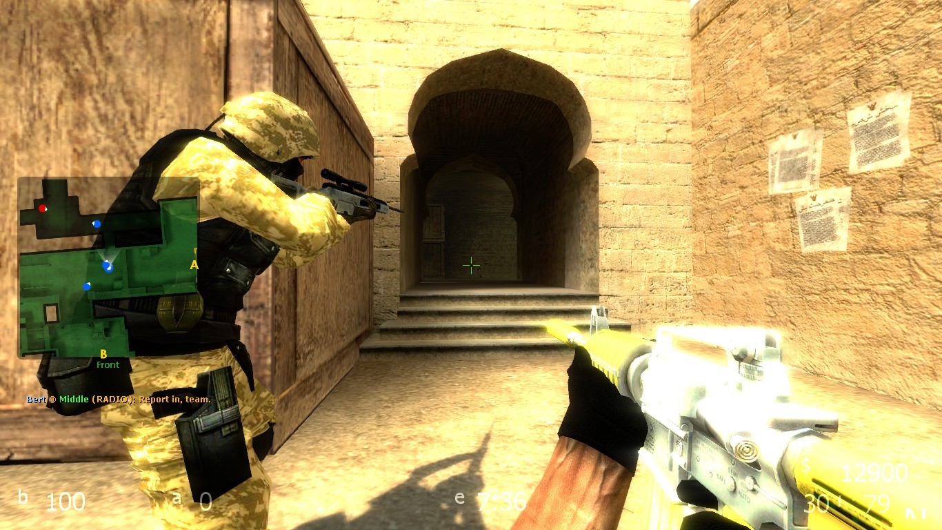 Sports M4a1 Airsoft Mod for Counter-Strike: Source | CS:S Mods