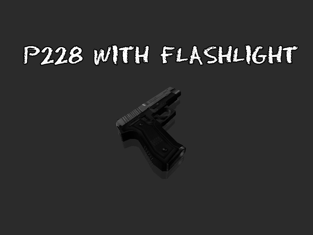 P228 with Flashlight (WORKING!) Mod for Counter-Strike 1.6 | CS1.6 Mods