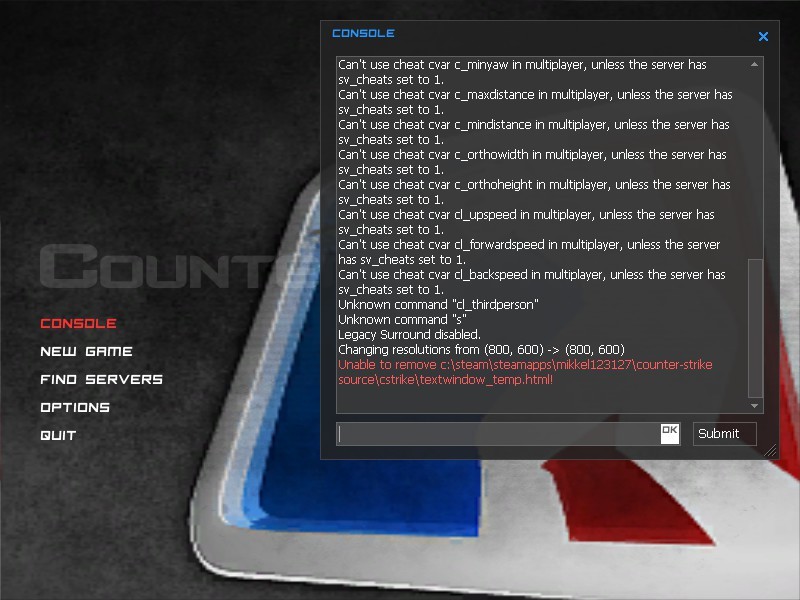 CSPromod Menu [Counter-Strike: Source] [Mods]