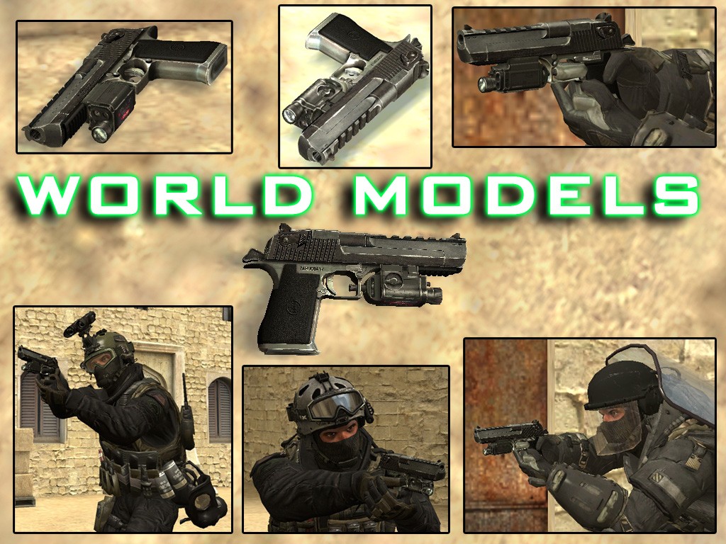 MW2 Like Desert Eagle on Imbrokeru Animations Mod for Counter-Strike ...