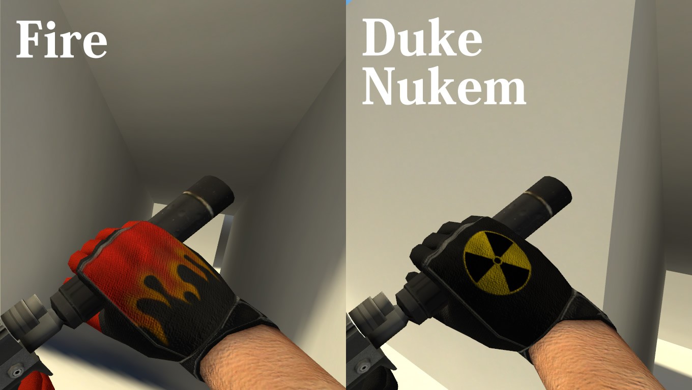 Tactical Gloves - 5 Textures Mod for Counter-Strike: Source | CS:S Mods
