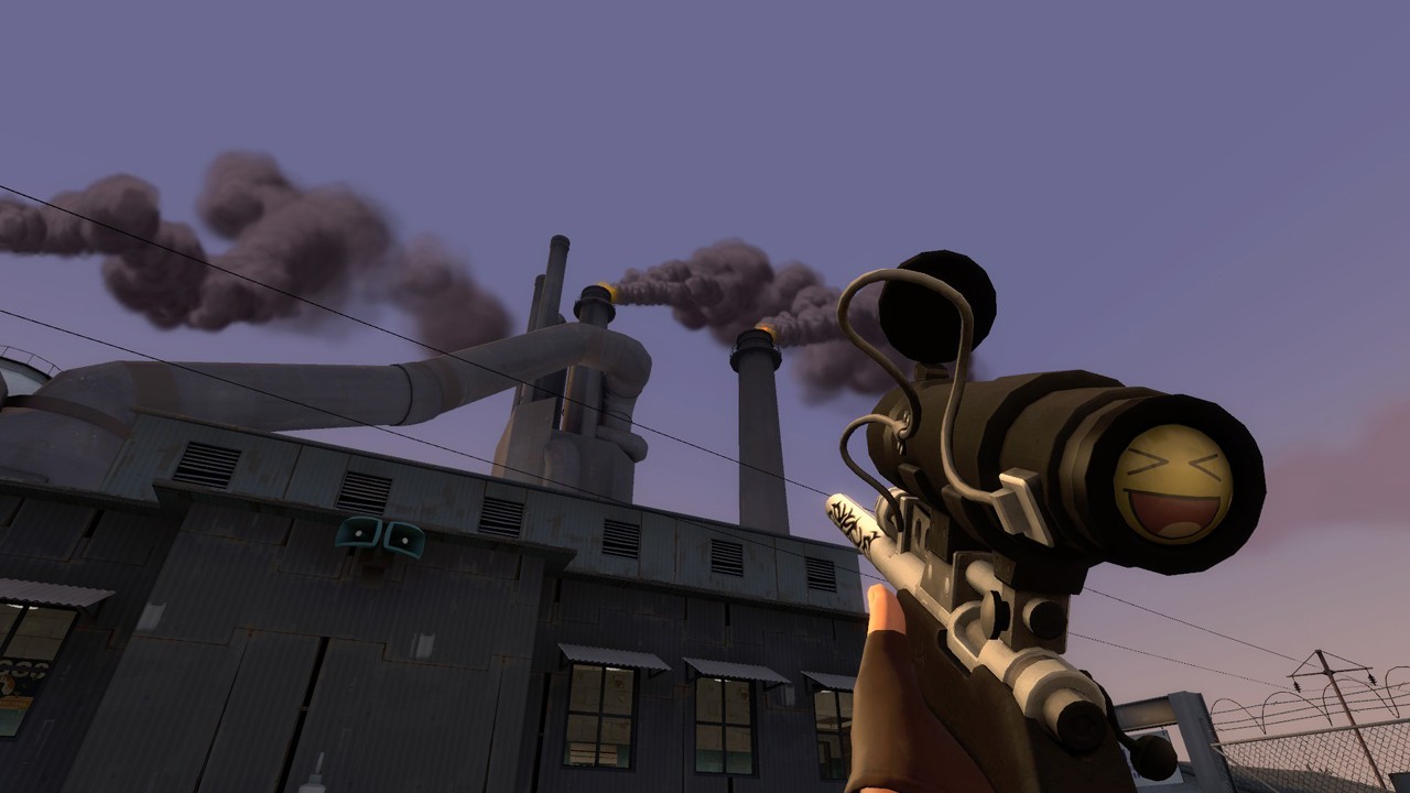 TF2 Black and White Sniper Rifle [Team Fortress 2] [Mods]