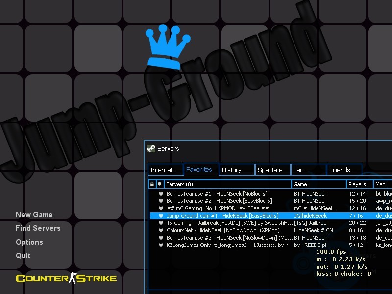 Jump-Ground GUI [Counter-Strike 1.6] [Mods]
