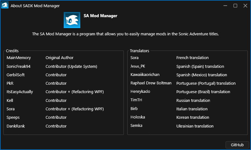 New SADX Mod Manager (Now available) News for Sonic Adventure DX | SADX ...