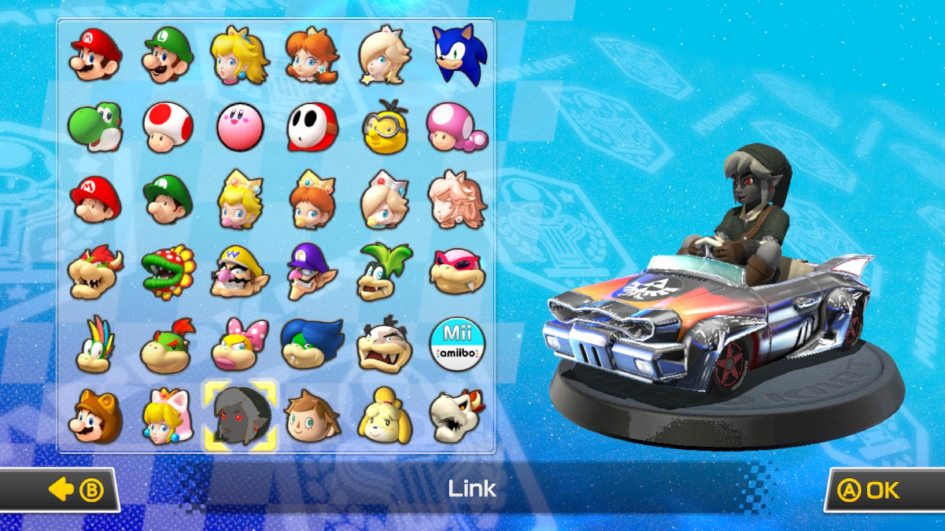 Dark Link v3 [Mario Kart 8] [Mods]