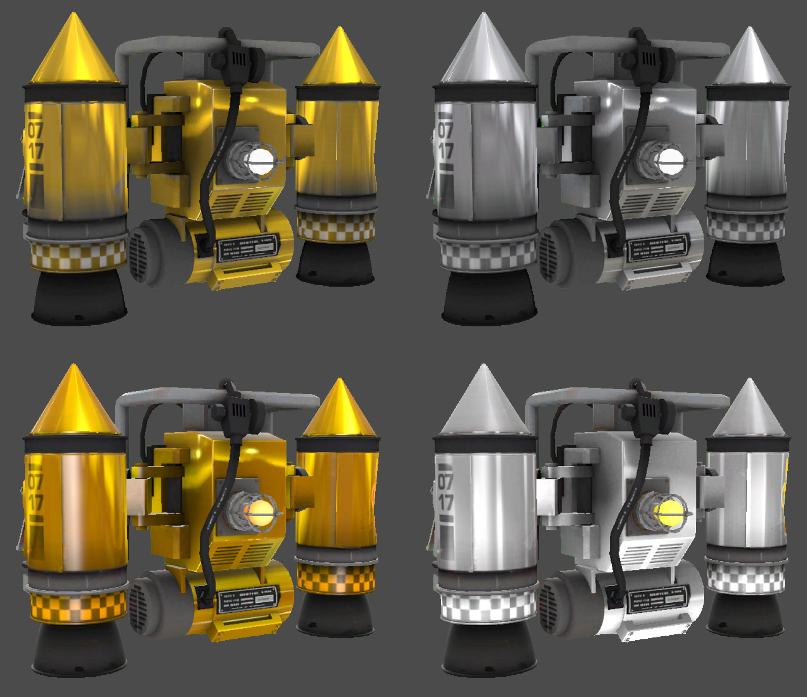 Golden/Silver Thermal Thrusters [Team Fortress 2] [Mods]