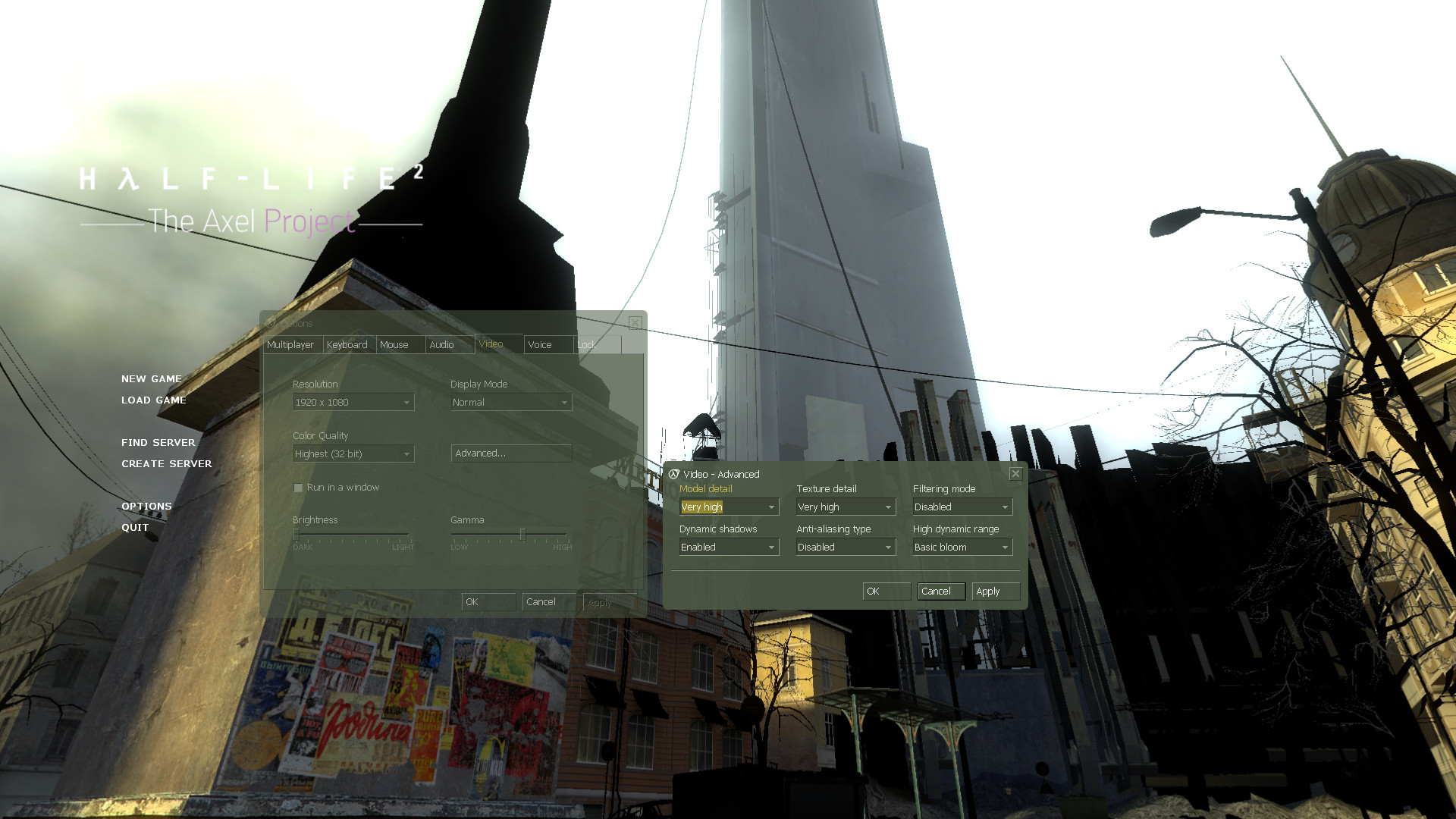 Old Steam/GoldSource styled GUI [Half-Life 2] [Mods]