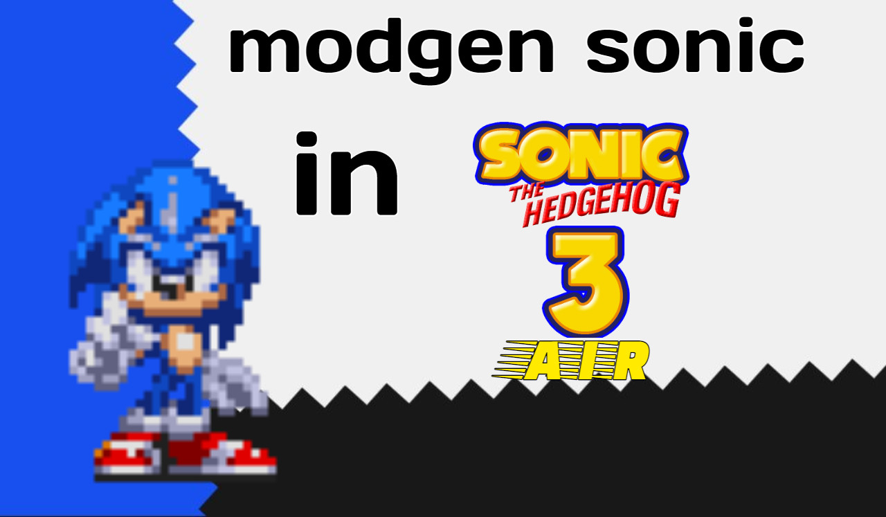 Mod Gen Modern Sonic v2 for Sonic 3 A.I.R [Sonic 3 A.I.R.] [Mods]