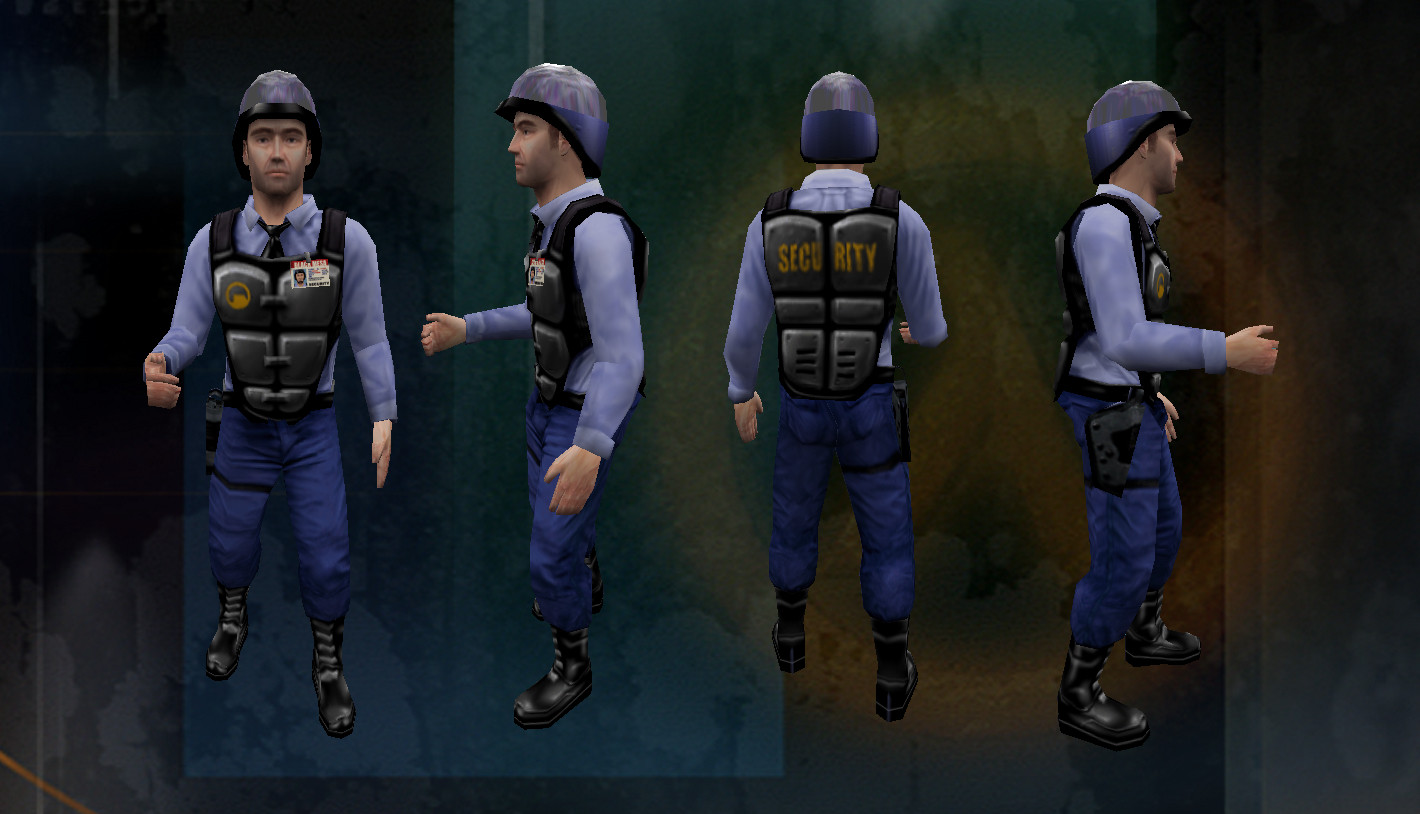 Barney from Official HD pack to playermodel [Half-Life: Blue Shift ...