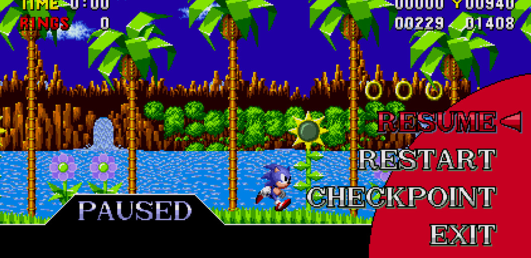 Character Specific Pause screens restored [Sonic the Hedgehog Forever ...