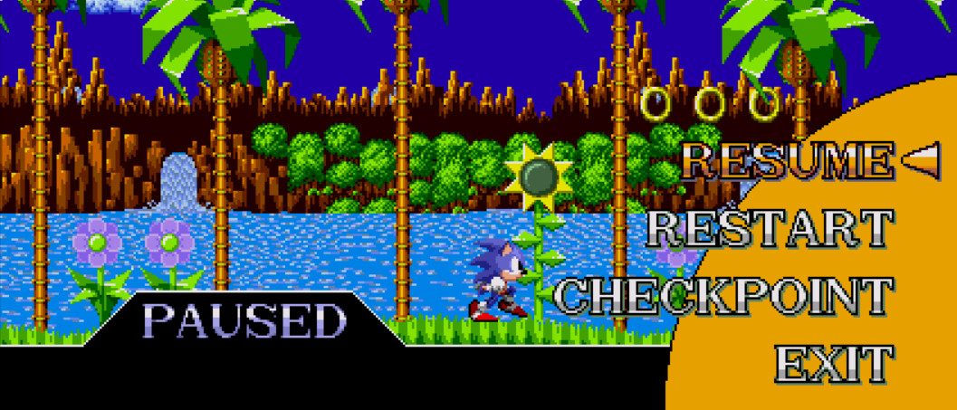 Character Specific Pause screens restored [Sonic the Hedgehog Forever ...