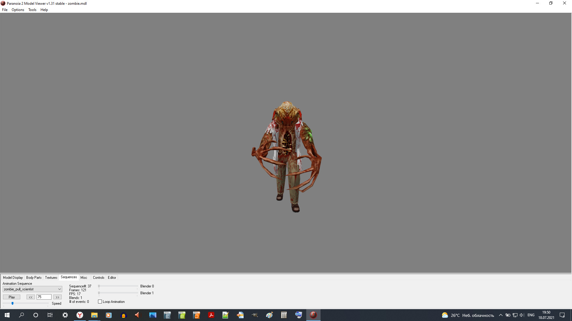 Fix HD Zombie Scientist's unused animations [Half-Life] [Requests]