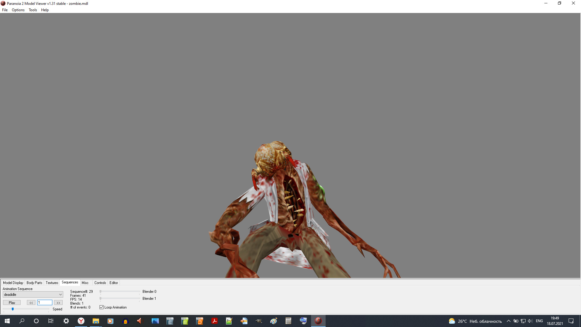 Fix HD Zombie Scientist's unused animations [Half-Life] [Requests]