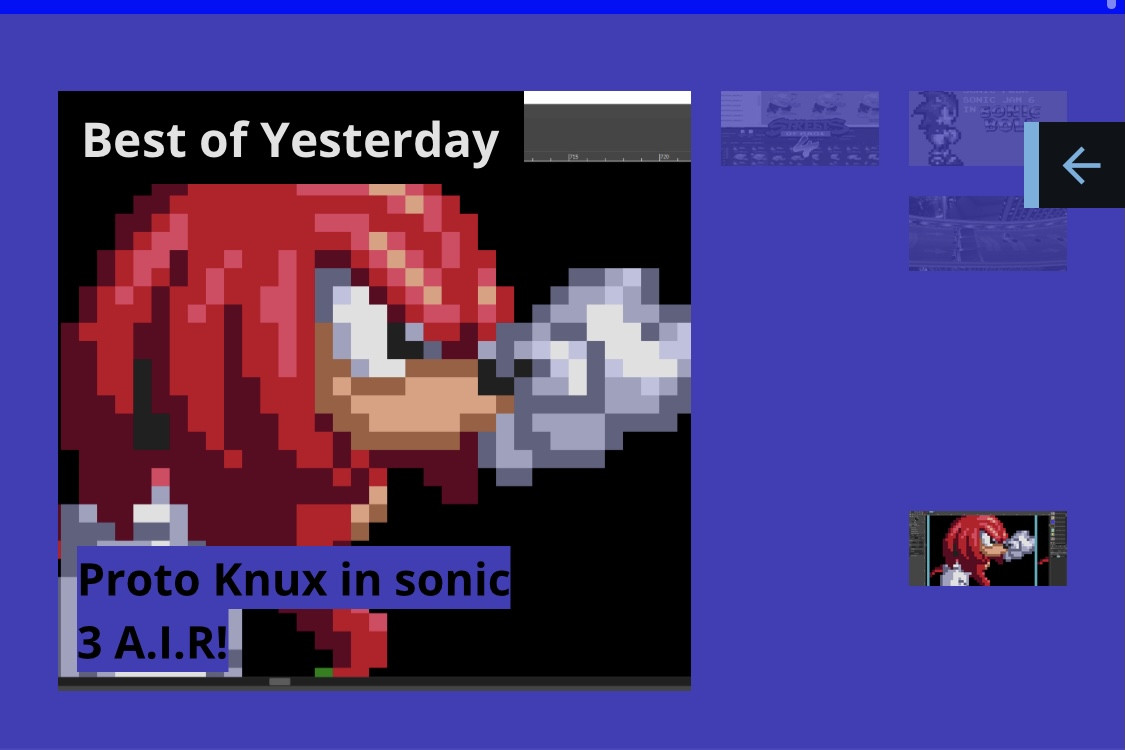Proto Knux in sonic 3 A.I.R! [Sonic 3 A.I.R.] [Works In Progress]