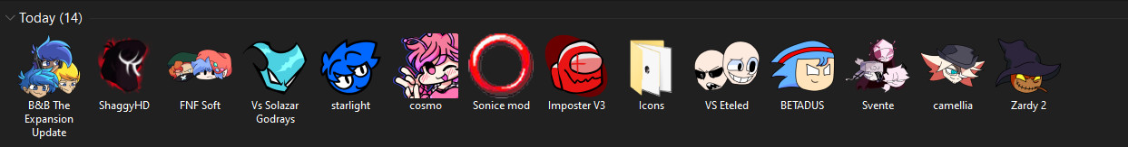Literally every FNF mod icon folder [Friday Night Funkin'] [Mods]