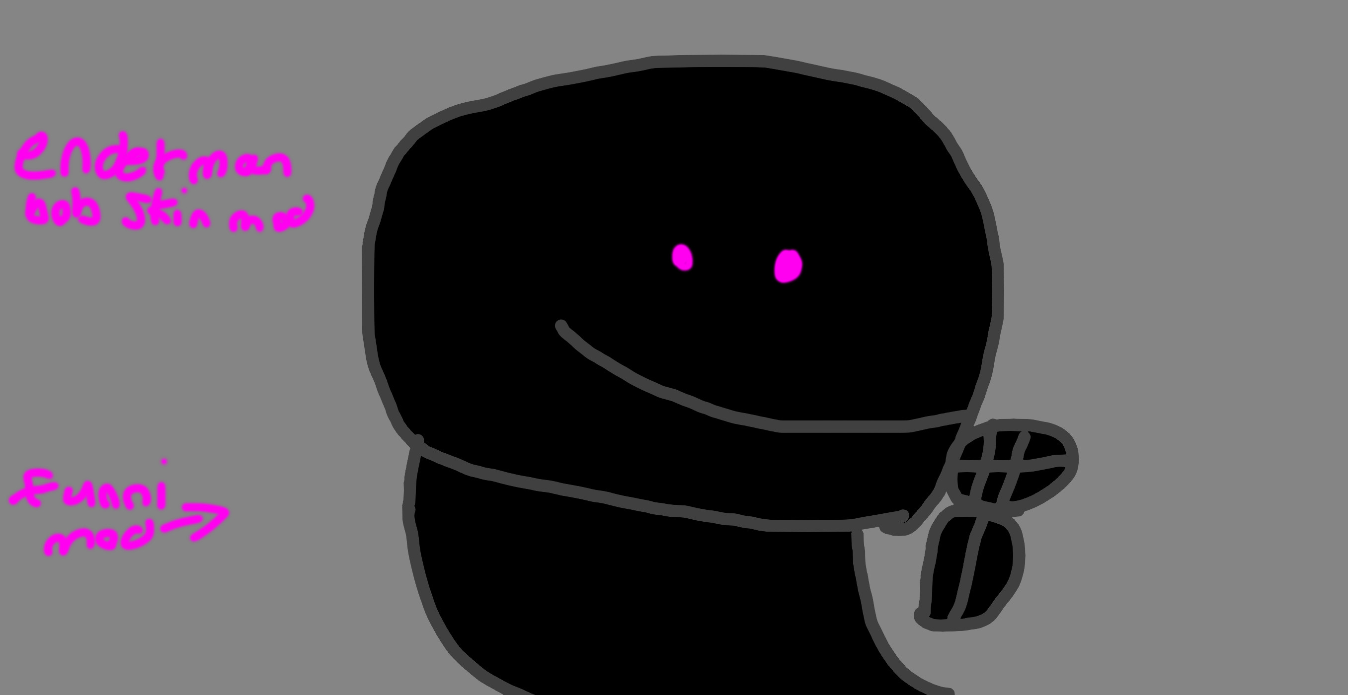 The Best Fnf Mc Skin Mod (Enderman Bob Skin Mod) [Friday Night Funkin ...