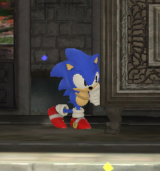 Classic Sonic pushes against walls [Sonic Generations] [Requests]