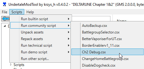 How to enable debug [Deltarune] [Questions]