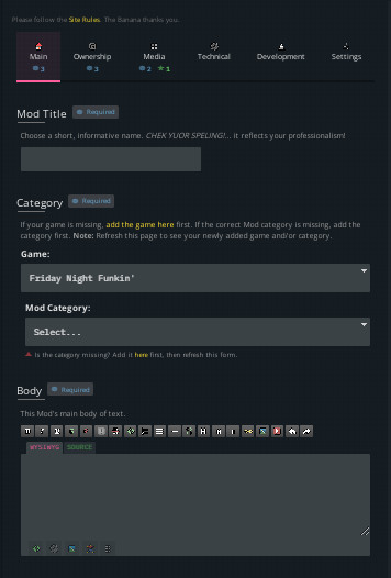 How To I Publish A Mod [GameBanana] [Questions]