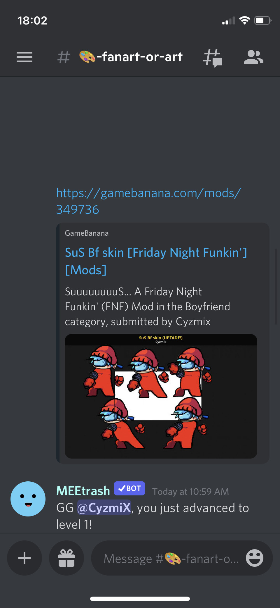 SuS Bf/Gf skin (Final Realese) [Friday Night Funkin'] [Mods]