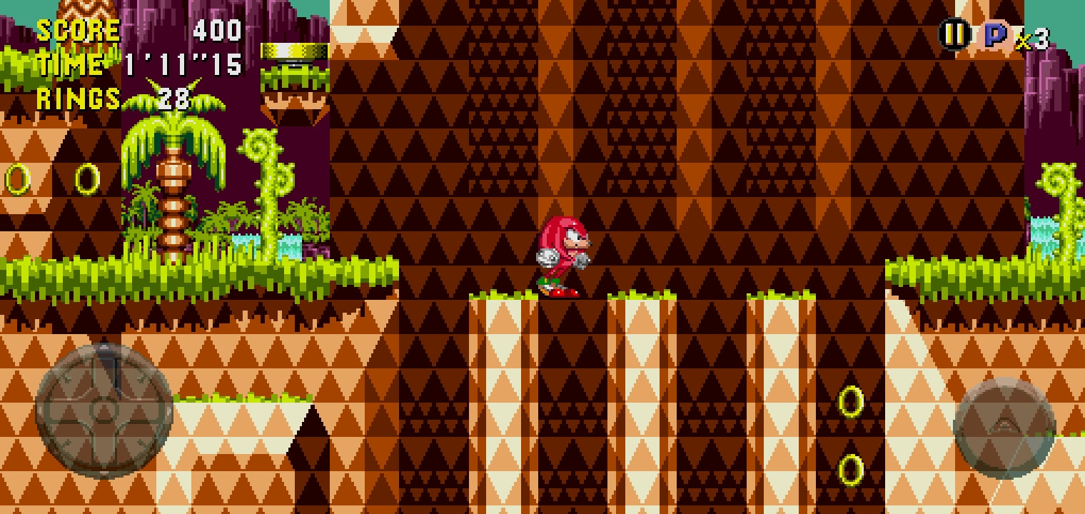 Knuckles The Echidna in Sonic CD [Sonic CD (2011)] [Works In Progress]