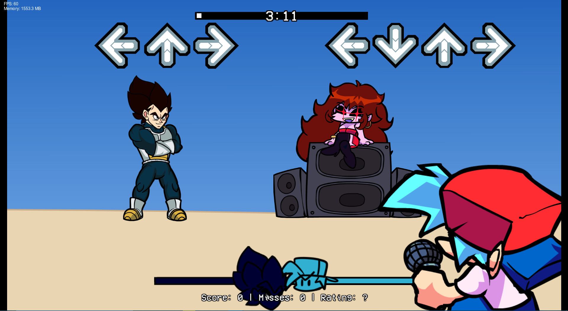 FNF: Saturday Saiyan Showdown [Friday Night Funkin'] [Mods]