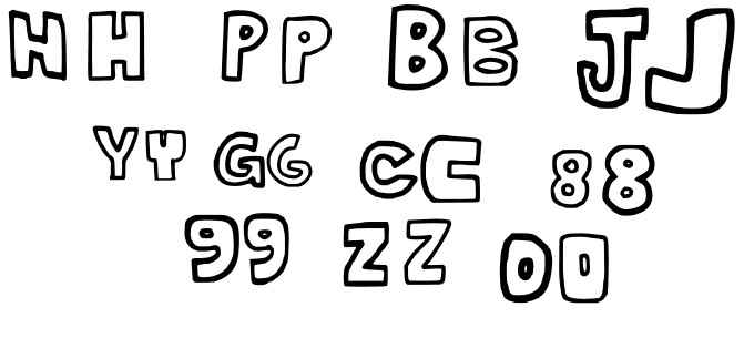 FNF Difficulty/Week font but real [Friday Night Funkin'] [Mods]