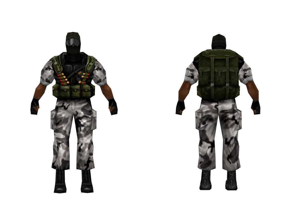 Flat SAW gunner backpack [Half-Life: Opposing Force] [Mods]