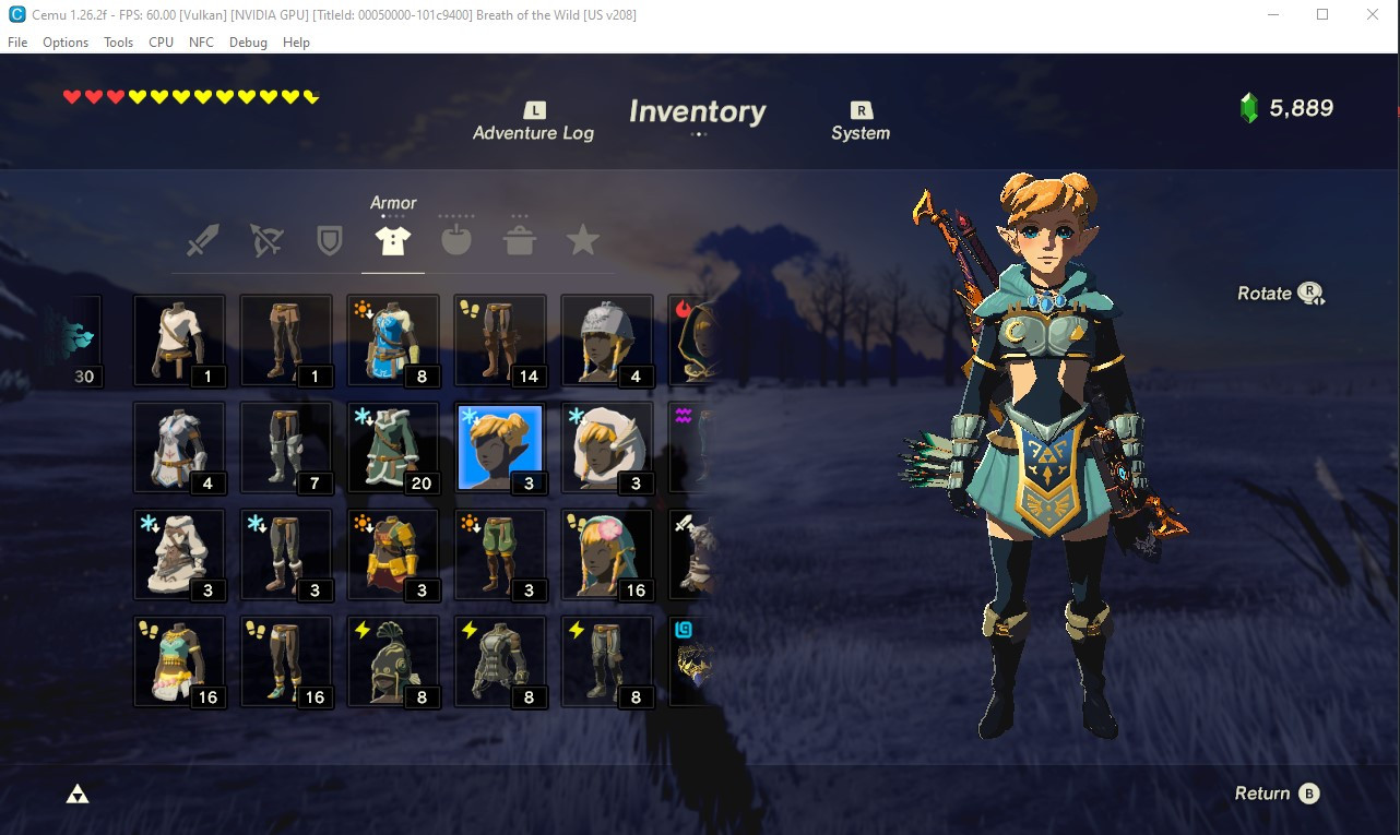 Revised Fierce Deity Set for Linkle [The Legend of Zelda: Breath of the ...