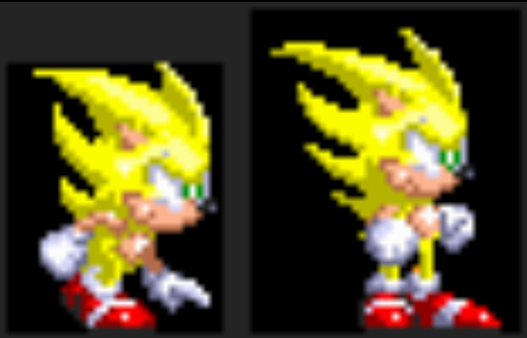 Extra Super Sonic Crounch Frame [Sonic 3 A.I.R.] [Mods]