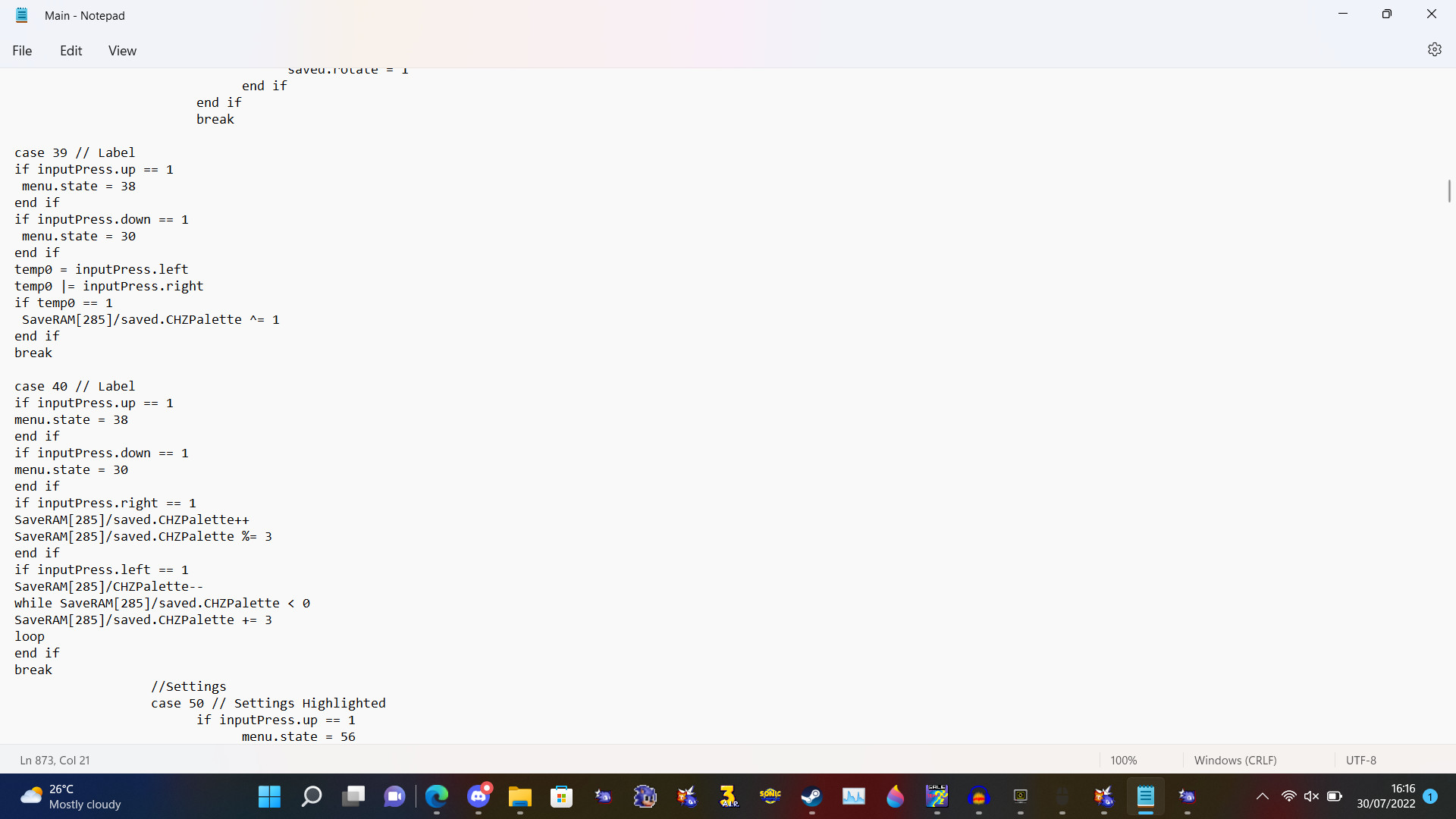 A Tutorial On Adding Options to the S1F Menu [Sonic the Hedgehog Forever] [Tutorials]