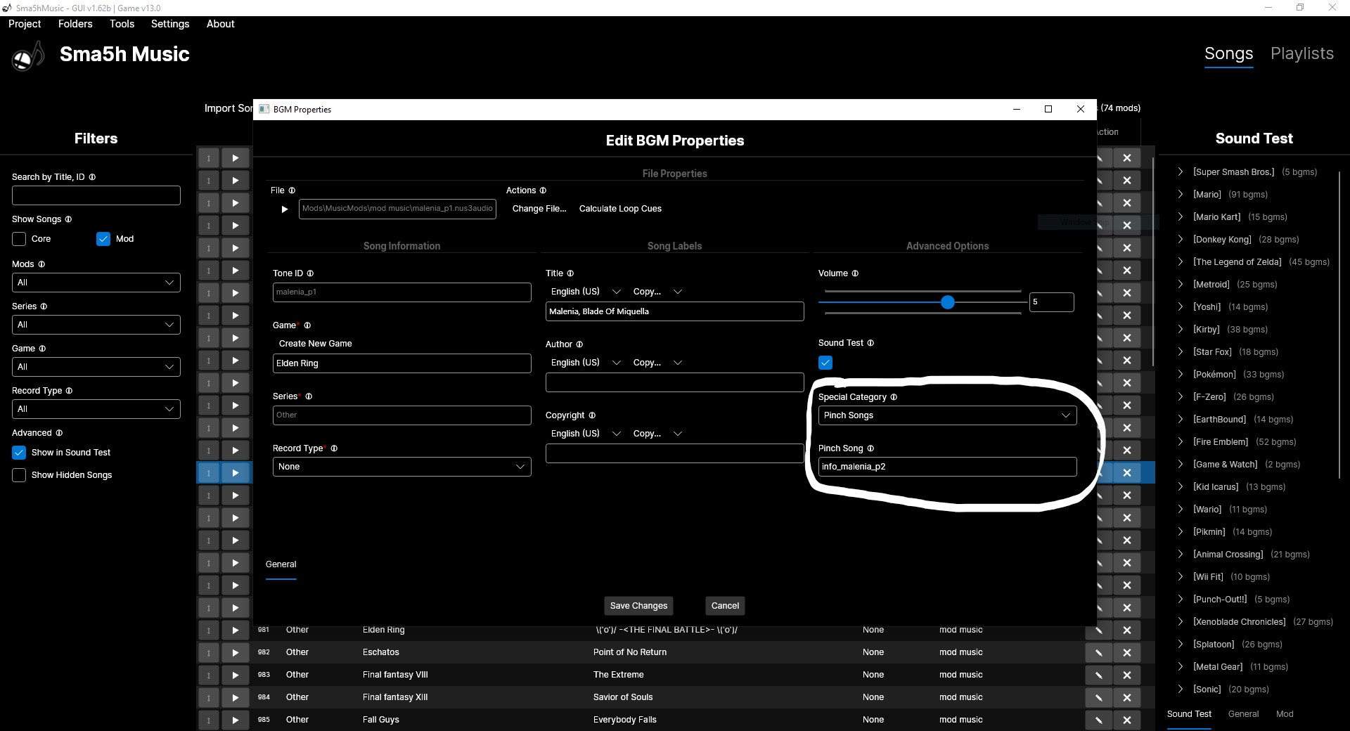 Make Last Stock, "Pinch" songs for every song? [Super Smash Bros ...