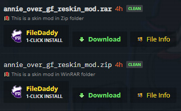 FNF Annie over GF mod(Reskin) [Friday Night Funkin'] [Mods]
