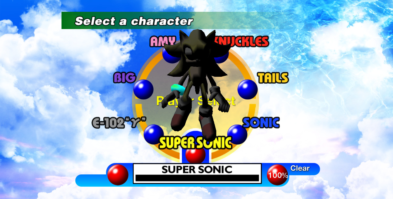 Character Select: No Question Mark [Sonic Adventure DX] [Mods]