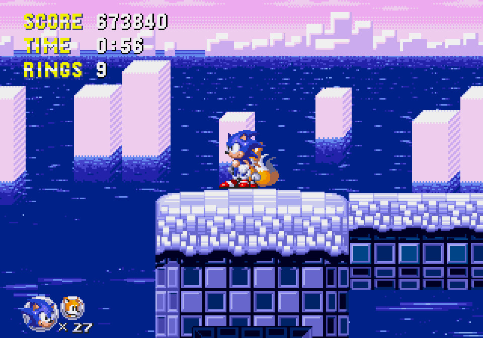 Different looking acts [Sonic Triple Trouble 16 bit] [Mods]