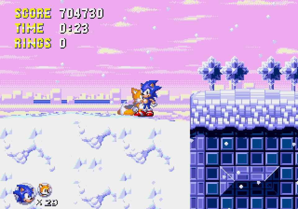 Different looking acts [Sonic Triple Trouble 16 bit] [Mods]