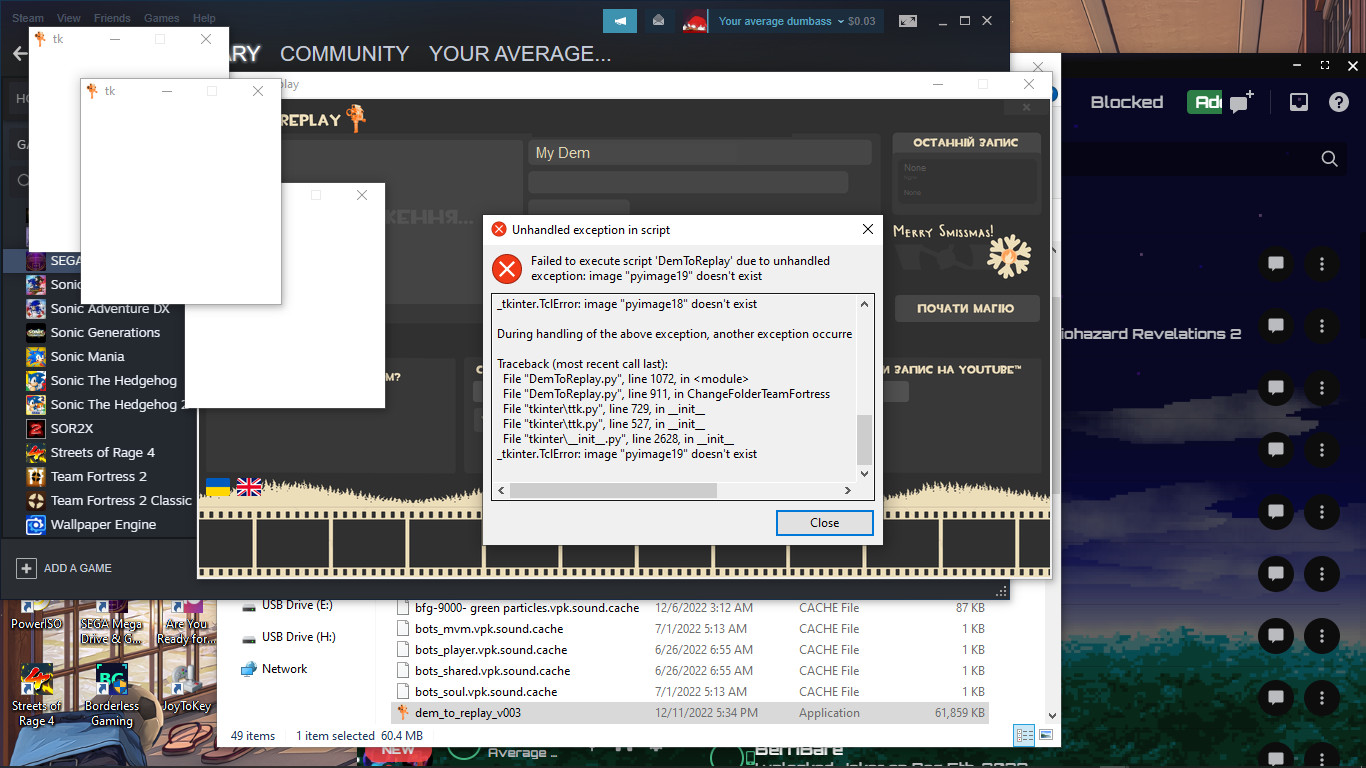 Dem To Replay [Team Fortress 2] [Modding Tools]