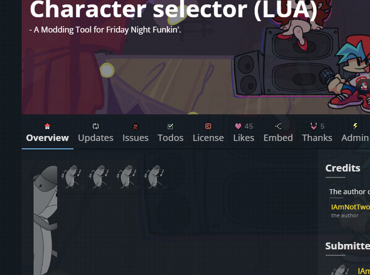 Character selector (LUA) [Friday Night Funkin'] [Modding Tools]