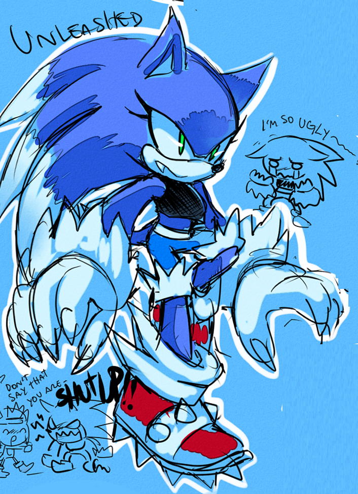 Sonic The Werehog Transformasjonshistorie Evolution Of Sonic The
