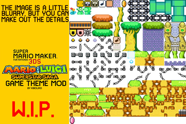 Mario & Luigi: Superstar Saga Game Style Project for Super Mario Maker ...
